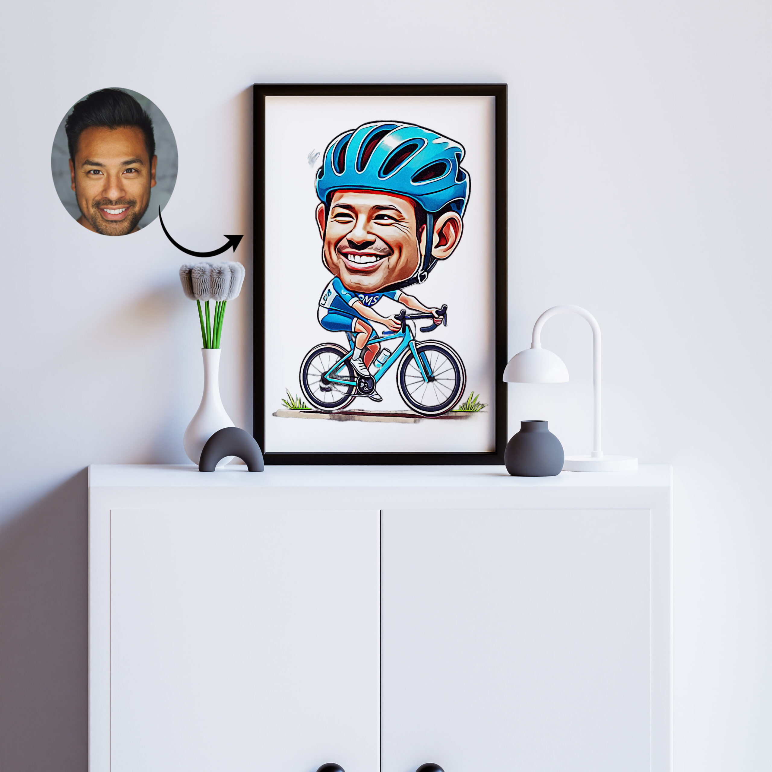 Custom Bike Cartoon Drawing Characters - Drawings From Life